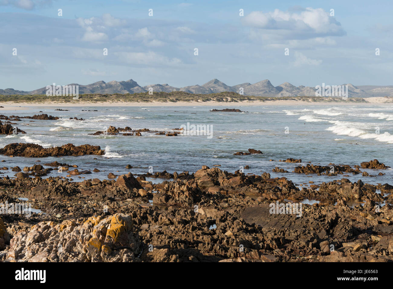 Pearly beach in Franskraal, near Gansbaai, South Africa Stock Photo - Alamy