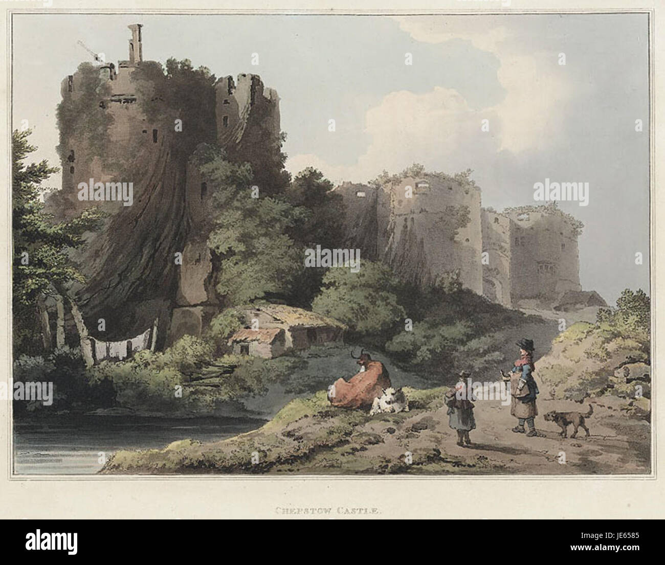 Map of chepstow hi-res stock photography and images - Alamy