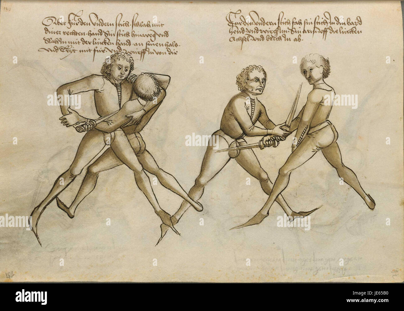 German fighting styles hi-res stock photography and images - Alamy