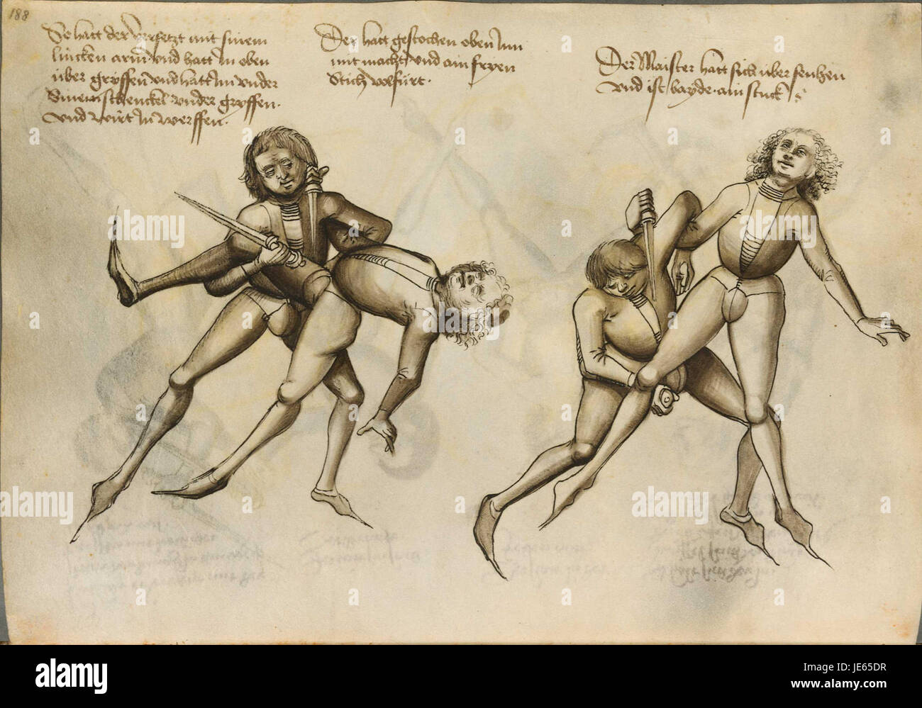 The 'Fechtbuch Talhoffer 187' is a medieval German combat manual written by Hans Talhoffer, a ...