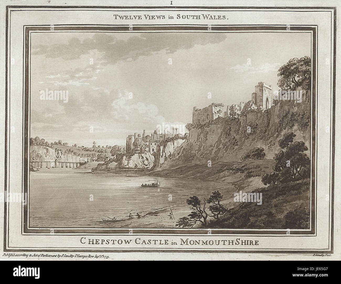 Map of chepstow hi-res stock photography and images - Alamy