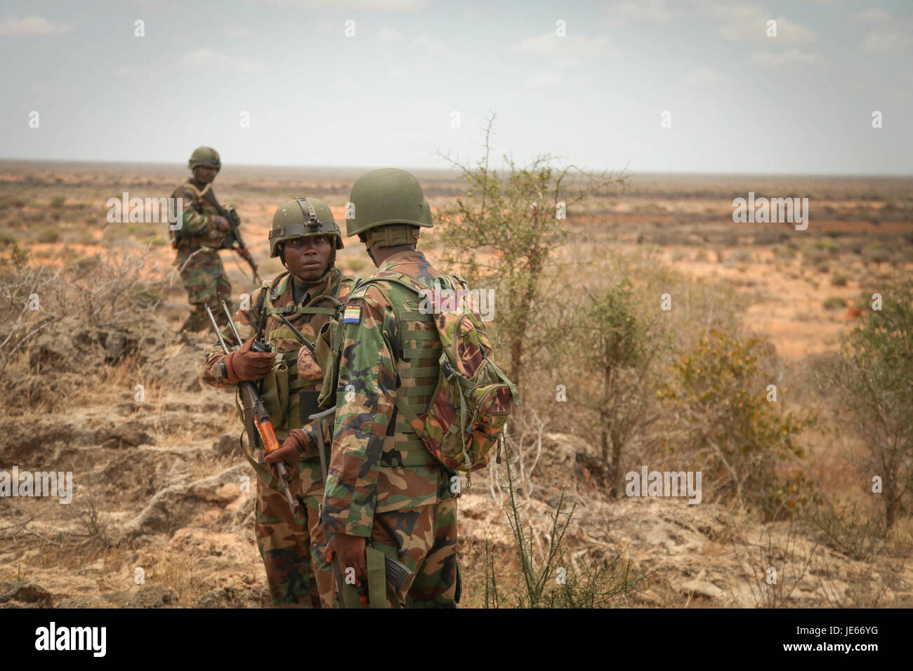An image of a military foot patrol, dated September 26, 2013. The ...
