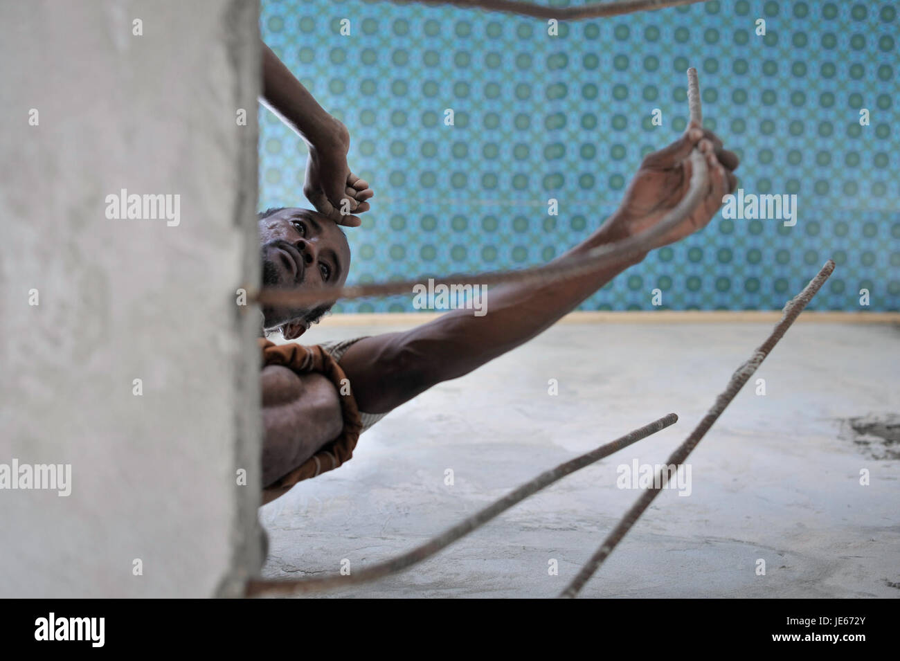 This image shows the Bakara Market, located in Mogadishu, Somalia ...