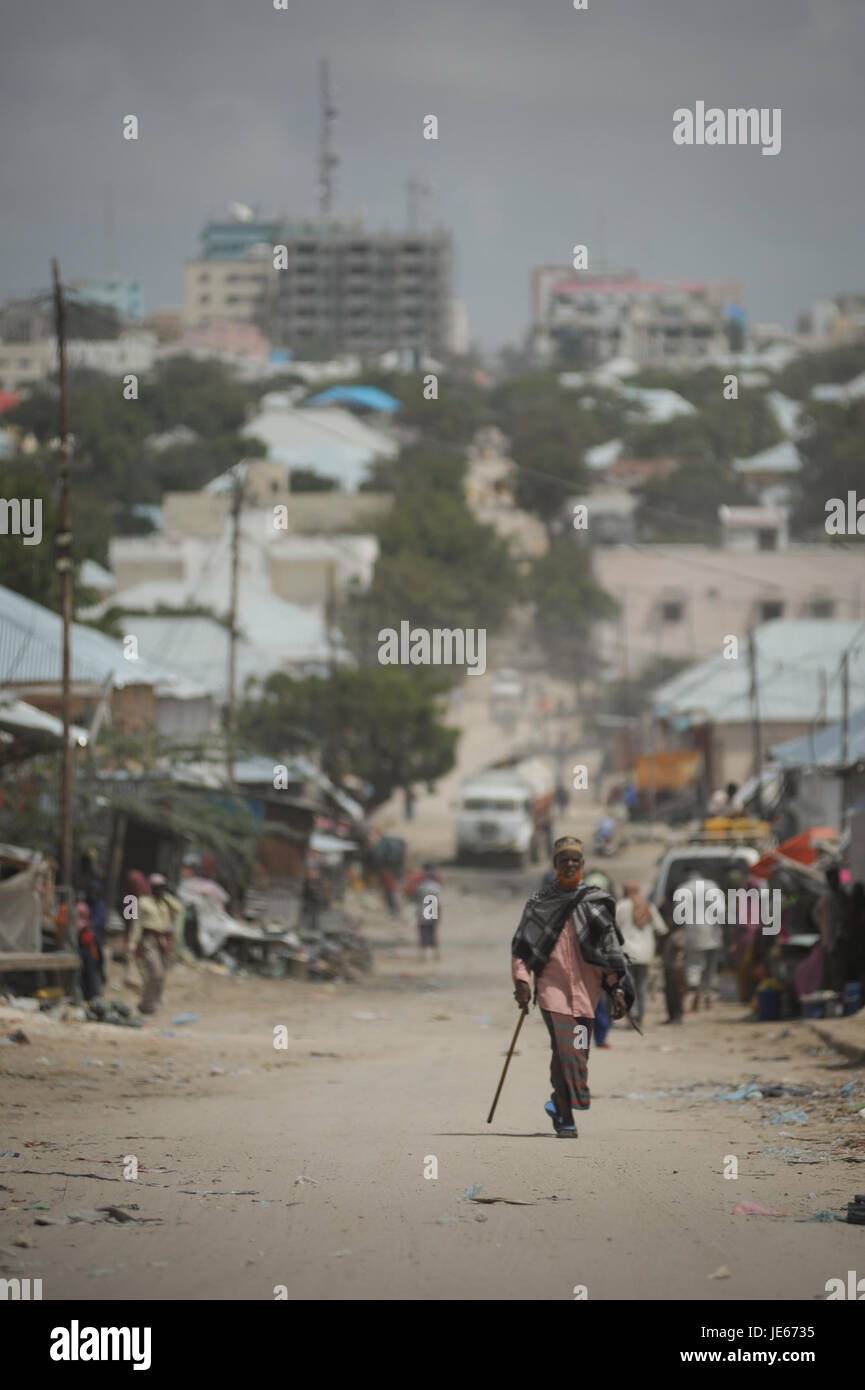 The photo from October 2, 2013, shows the Bakara Market in Mogadishu ...