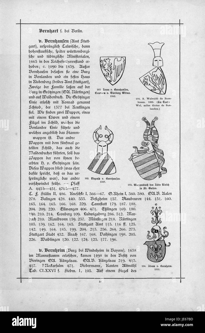 This image depicts a page from the 'Alberti Wappenbuch,' a German ...