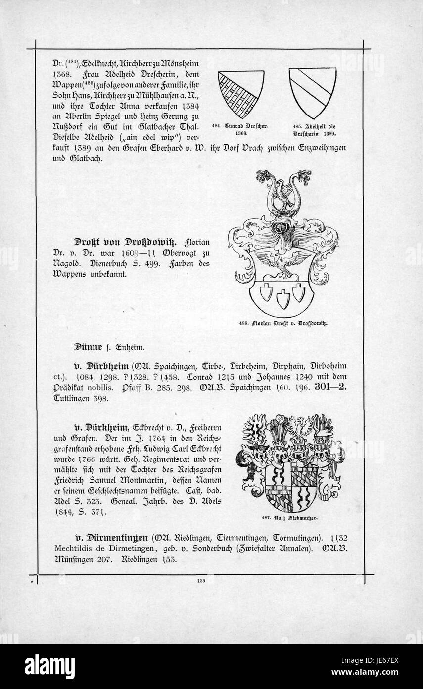 'Alberti Wappenbuch H03 S 0139' refers to a heraldic manuscript created ...