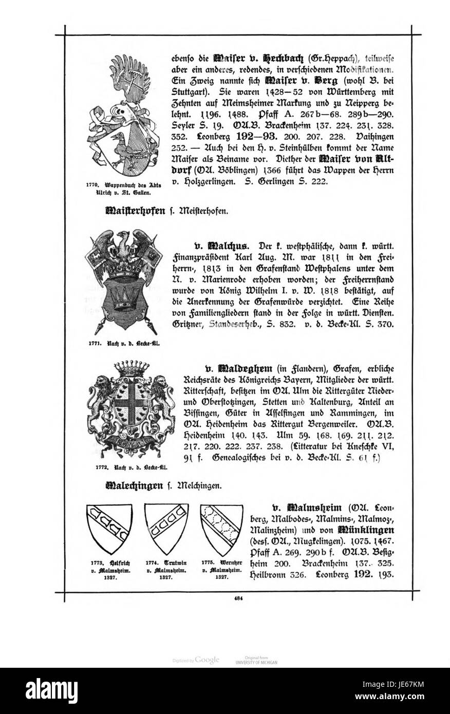 Heraldry classification hi-res stock photography and images - Alamy