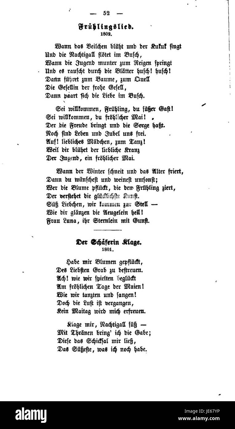 An excerpt from 'Gedichte' (Poems) by Arndt, published in 1860. The ...