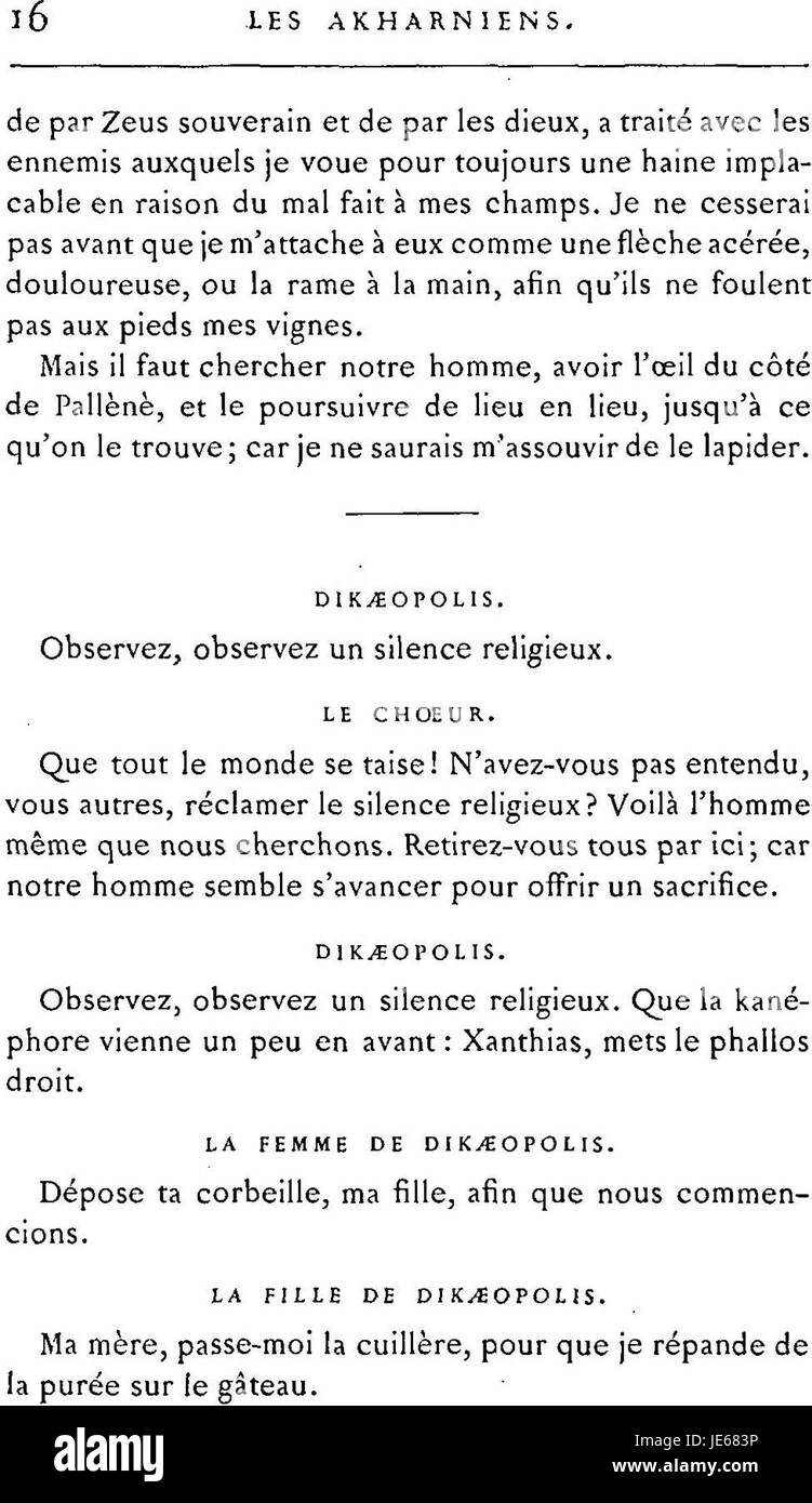 Aristophanes works hi-res stock photography and images - Alamy