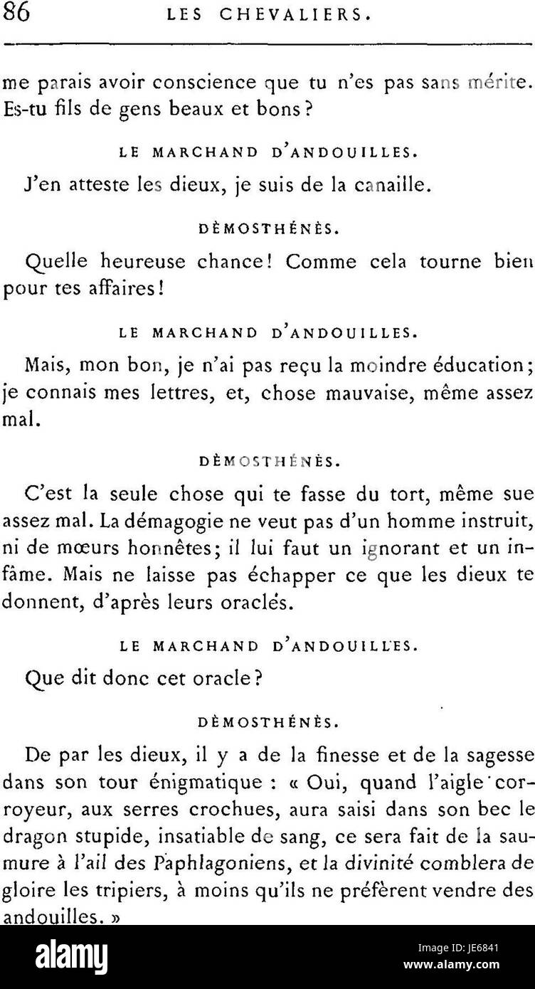 This artwork depicts a scene from Aristophanes’ play, a classical Greek ...