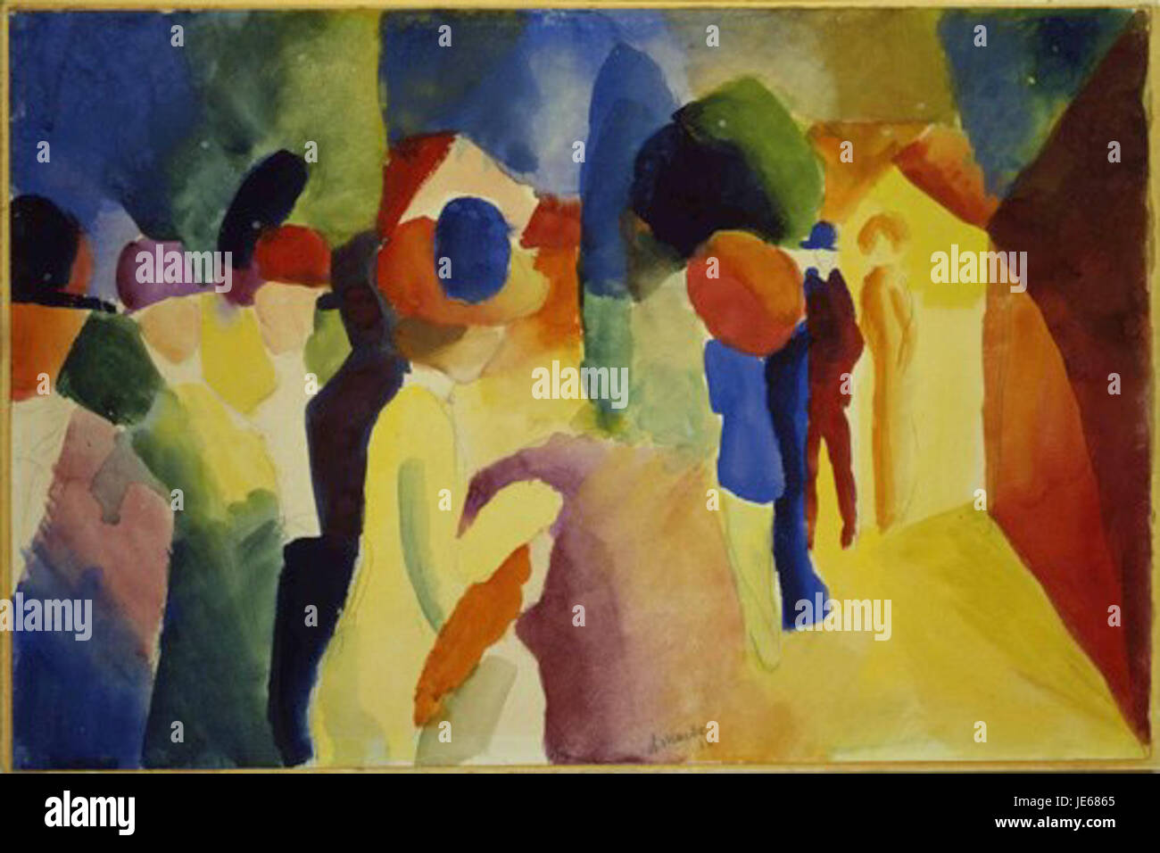 'August Macke 032a' refers to a specific painting or artwork by the ...