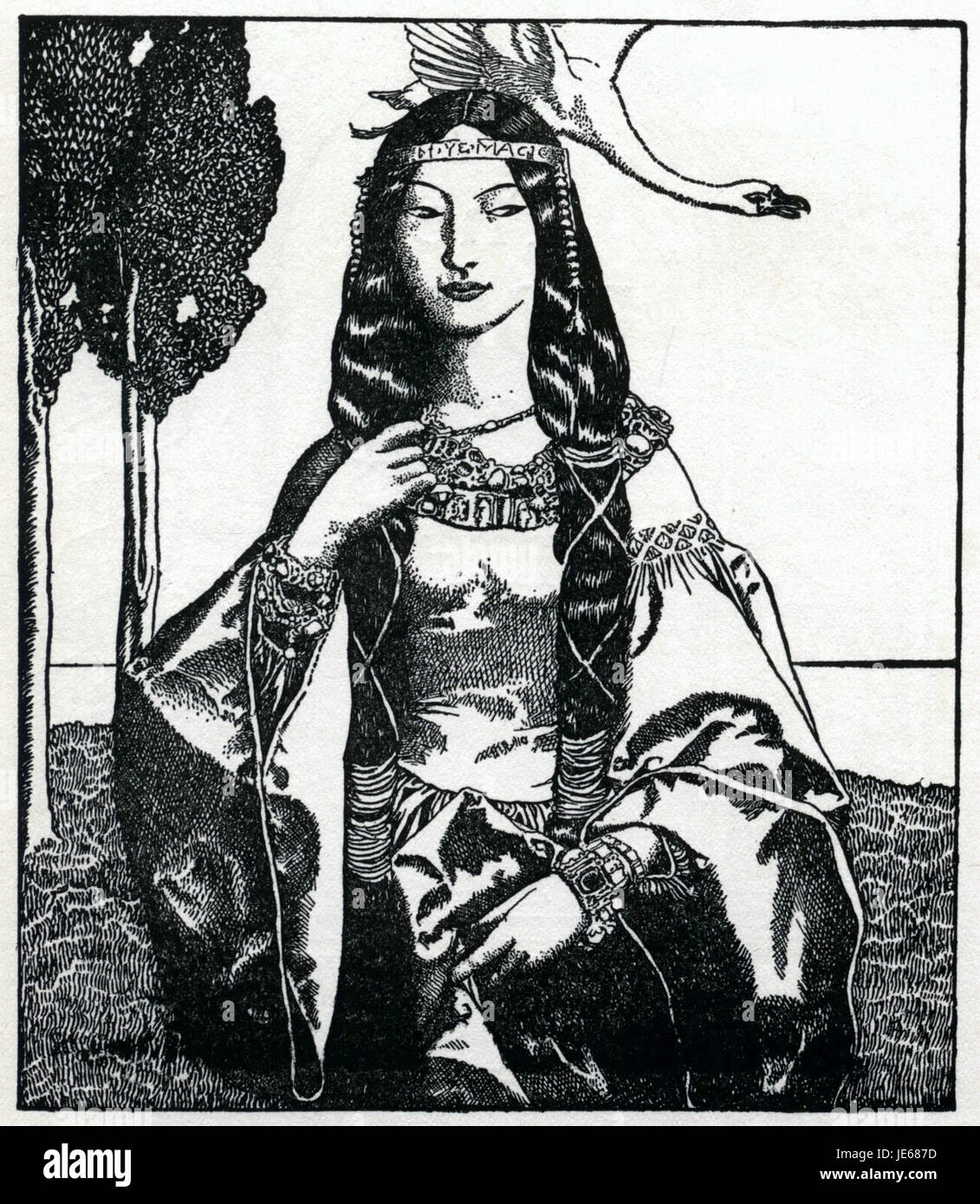 'The Lady of Ye Lake' by Arthur Pyle is a painting based on Sir Walter ...