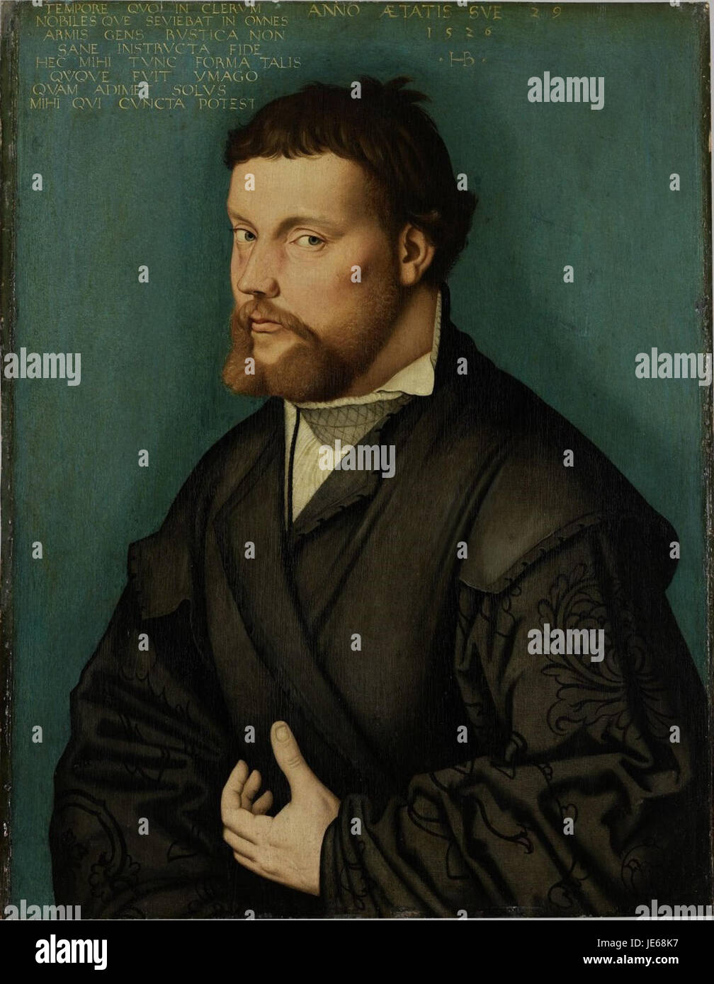 This self-portrait by Hans Baldung, a German Renaissance artist ...