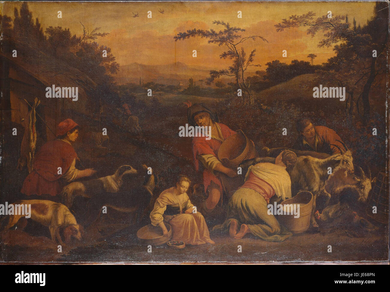 'Spring' by Francesco Bassano is a painting from the Italian ...
