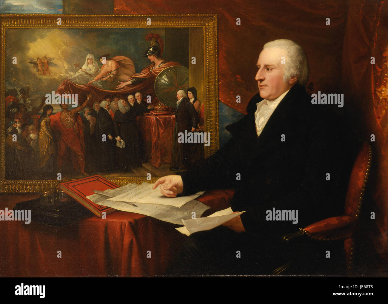 Benjamin West’s portrait of John Eardley Wilmot, an influential British ...