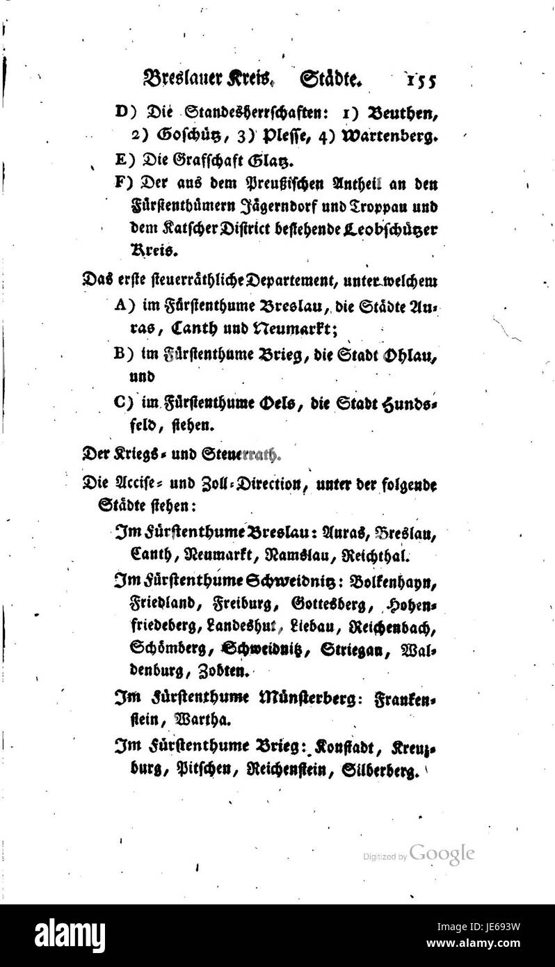 Old silesia map Cut Out Stock Images & Pictures - Alamy