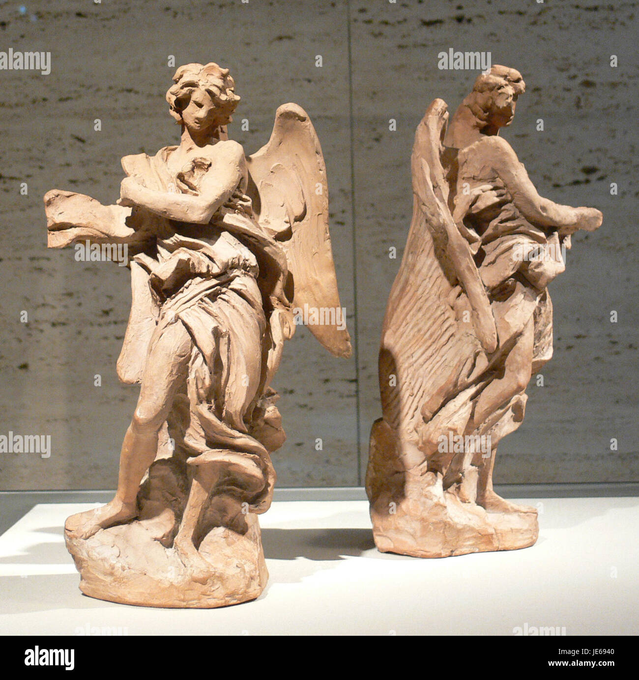 The Bernini Angels, exhibited at the Kimbell Art Museum, represent Gian ...