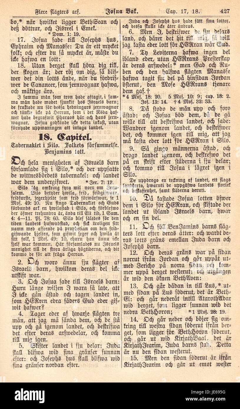 'Biblia Fjellstedt I' is a historical text from 1890, part of a ...