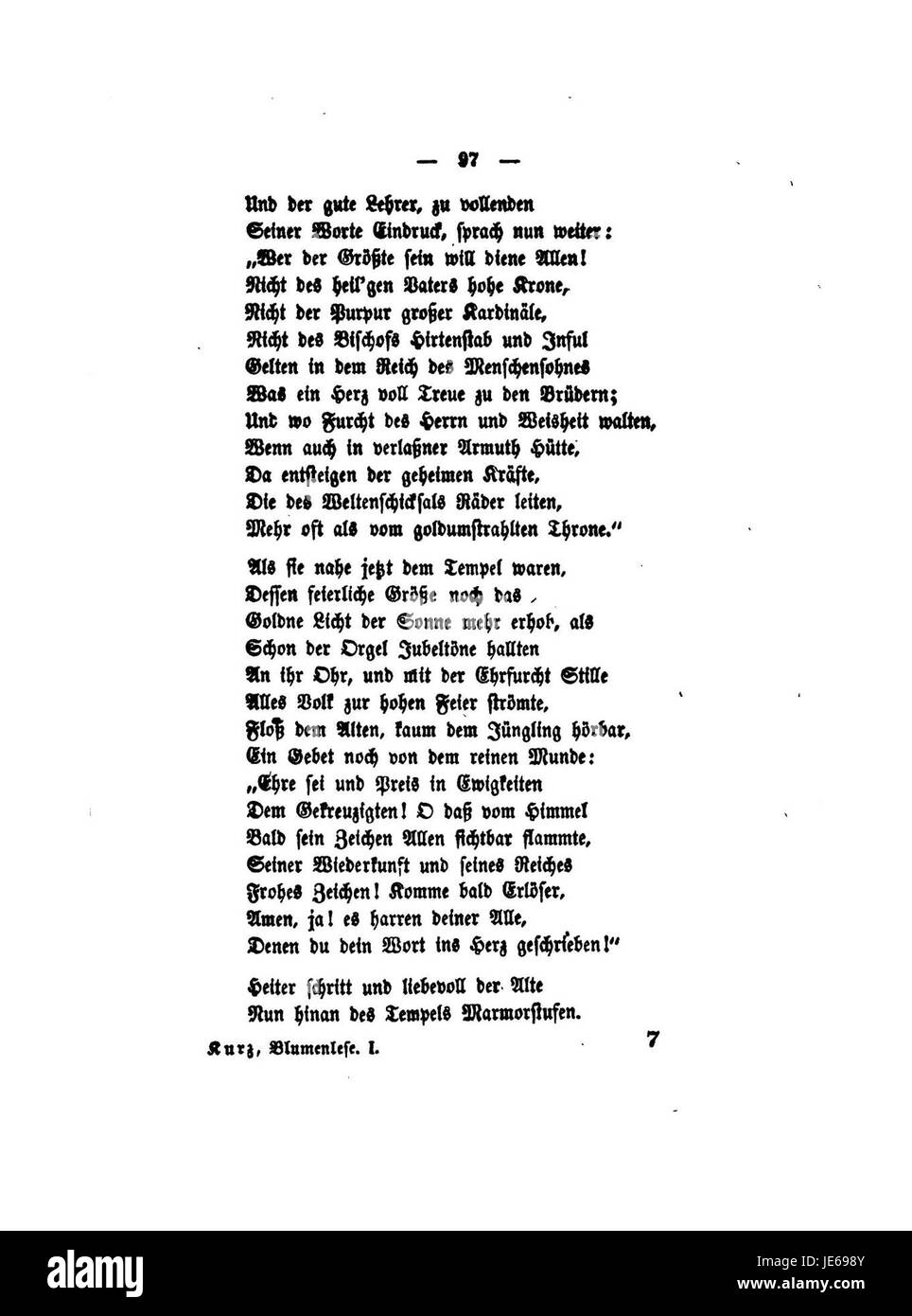 'Blumenlese aus den neuen Schweizerischen Dichtern 1 097' is a ...