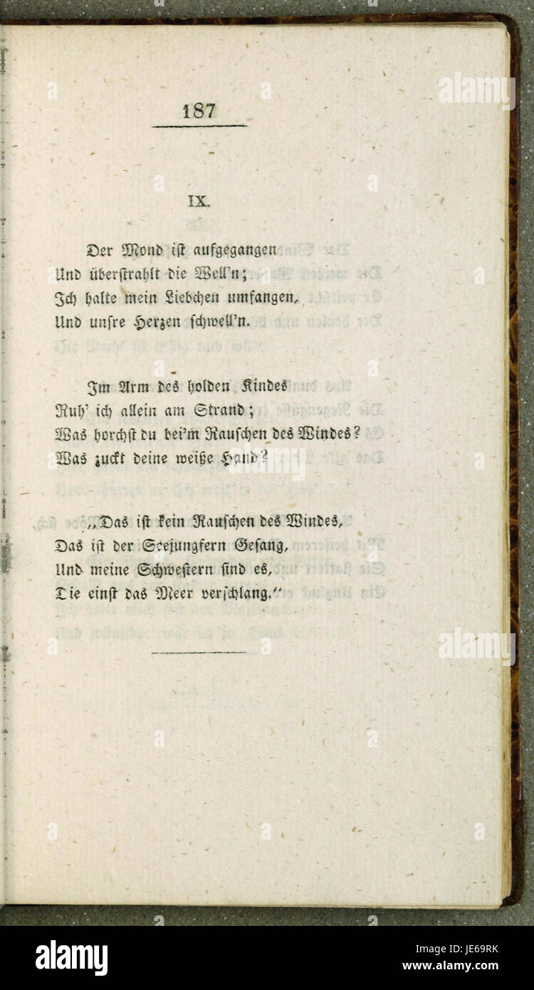 Heines poems hi-res stock photography and images - Alamy