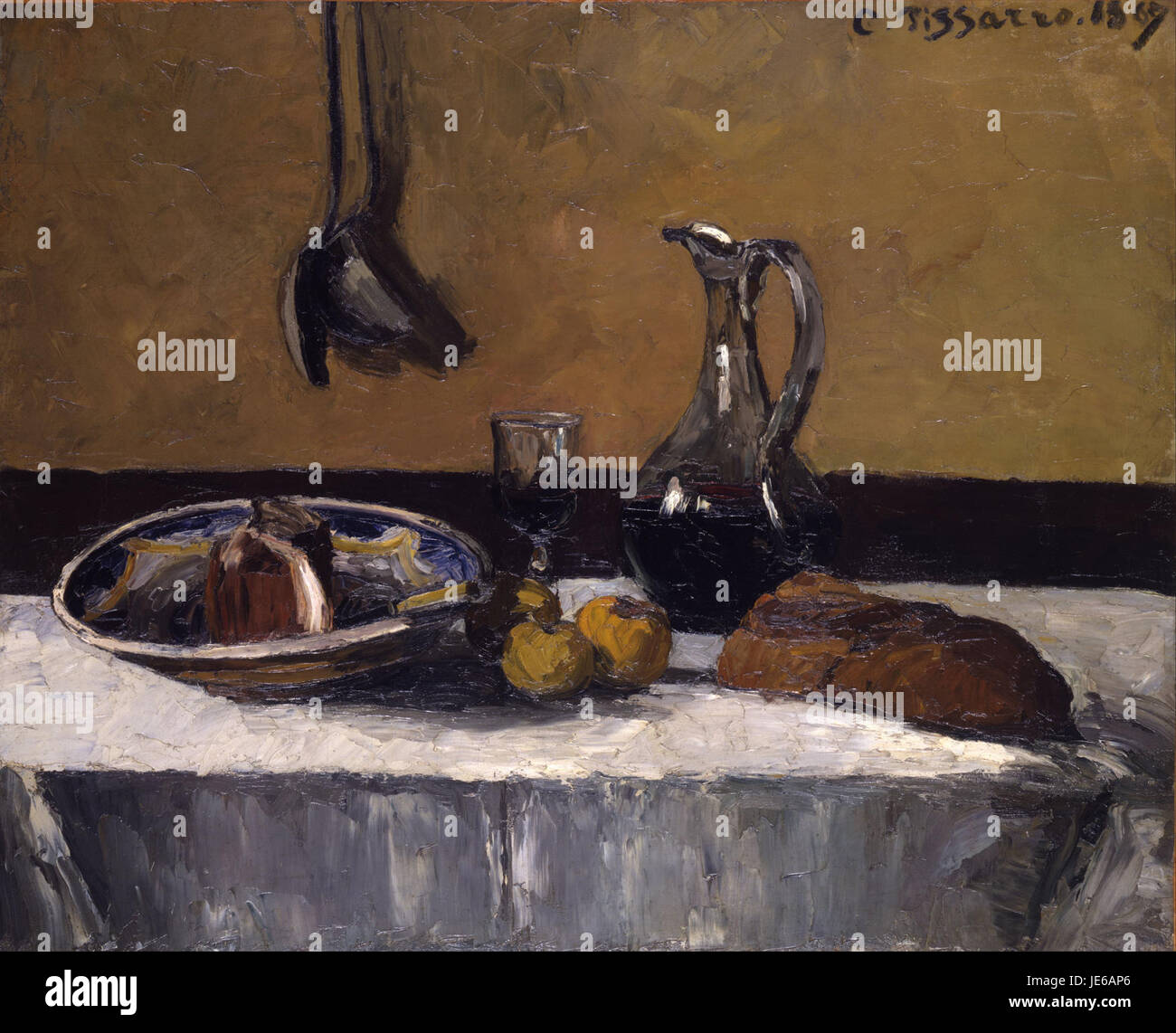 Camille Pissarro's 'Still Life' painting exemplifies the Impressionist ...