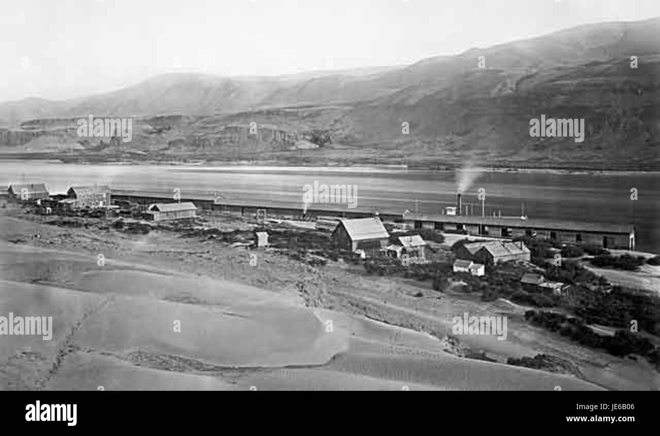 Historical photograph of Celilo Falls in 1867, capturing the natural ...