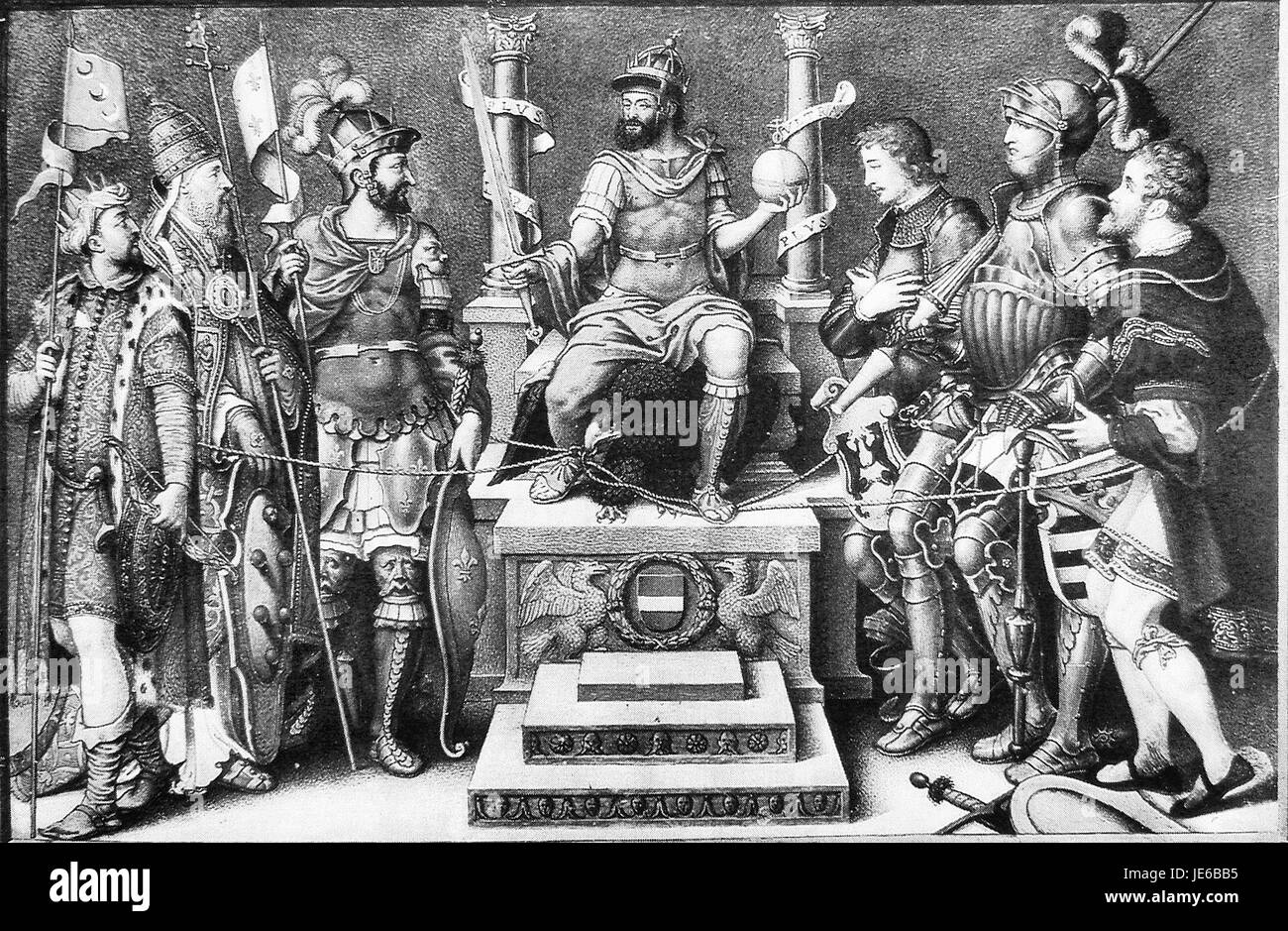 Giulio Clovio's mid-16th-century work depicts Holy Roman Emperor ...