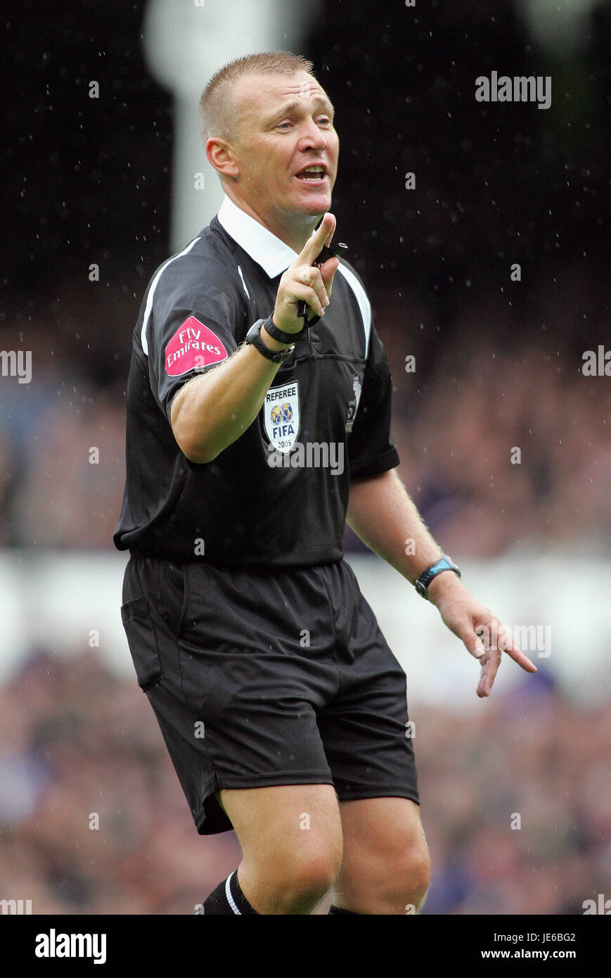 GRAHAM POLL PREMIERSHIP FOOTBALL REFEREE GOODISON PARK LIVERPOOL ...