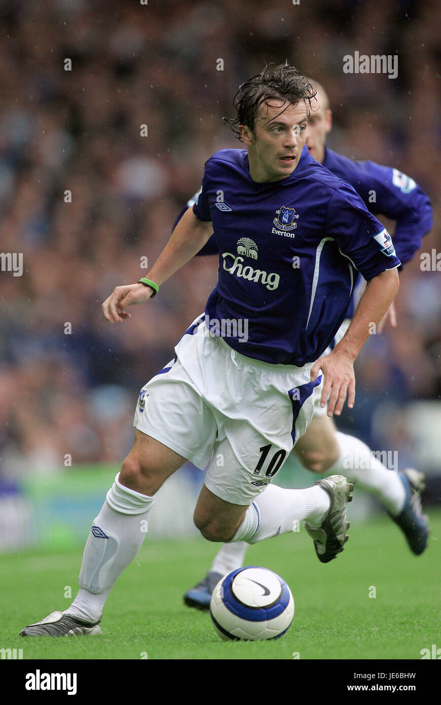 SIMON DAVIES EVERTON FC GOODISON PARK LIVERPOOL ENGLAND 13 August 2005 ...