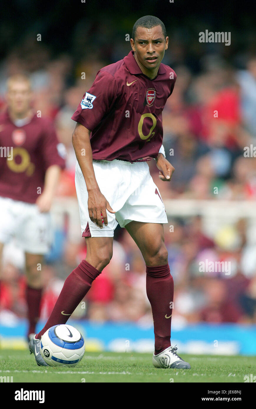 GILBERTO SILVA ARSENAL FC HIGHBURY LONDON ENGLAND 14 August 2005 Stock ...