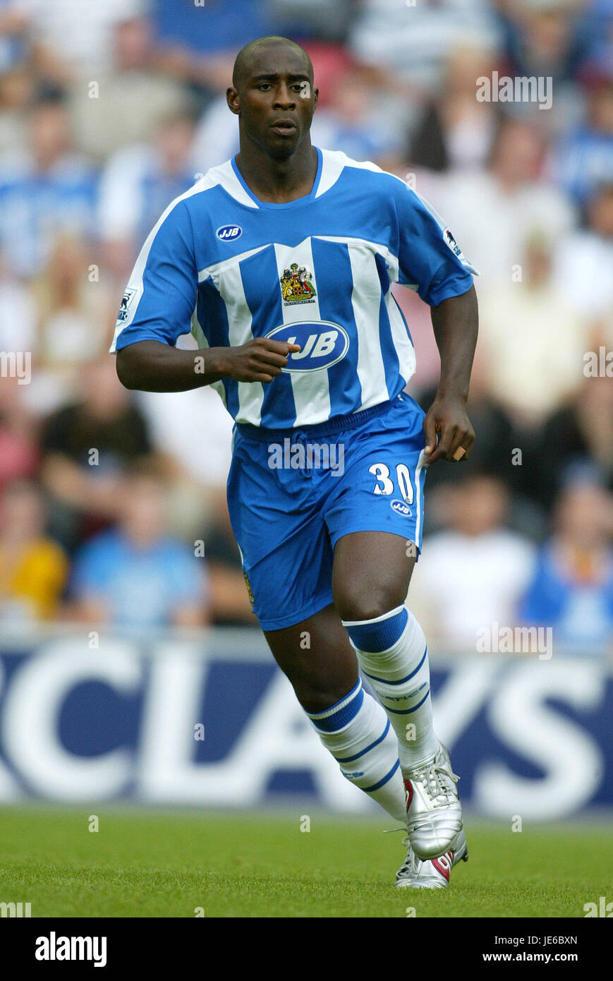 JASON ROBERTS WIGAN ATHLETIC FC JJB STADIUM WIGAN ENGLAND 14 August ...