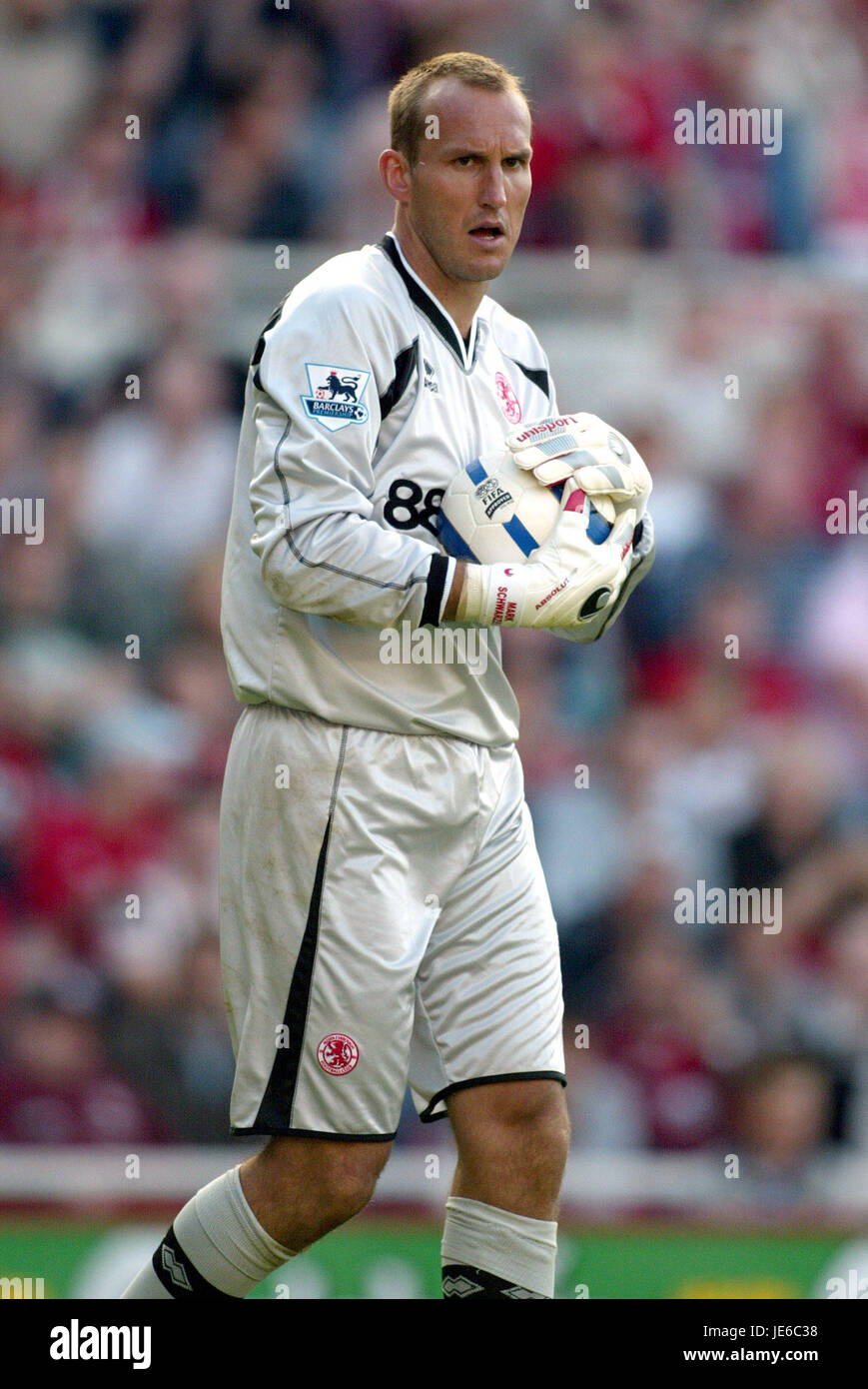 MARK SCHWARZER MIDDLESBROUGH FC RIVERSIDE STADIUM MIDDLESBROUGH 13 ...