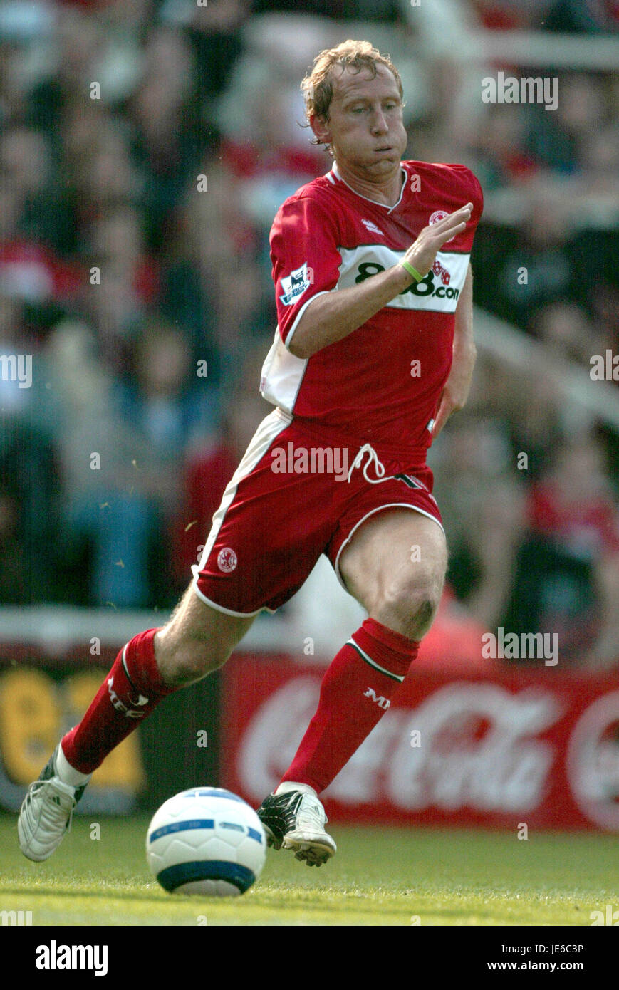 RAY PARLOUR MIDDLESBROUGH FC RIVERSIDE STADIUM MIDDLESBROUGH 13 August ...