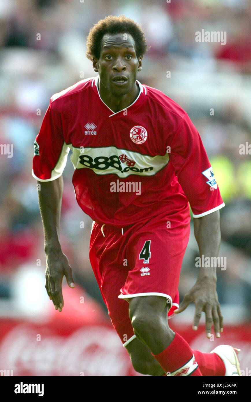 UGO EHIOGU MIDDLESBROUGH FC RIVERSIDE STADIUM MIDDLESBROUGH 13 August ...