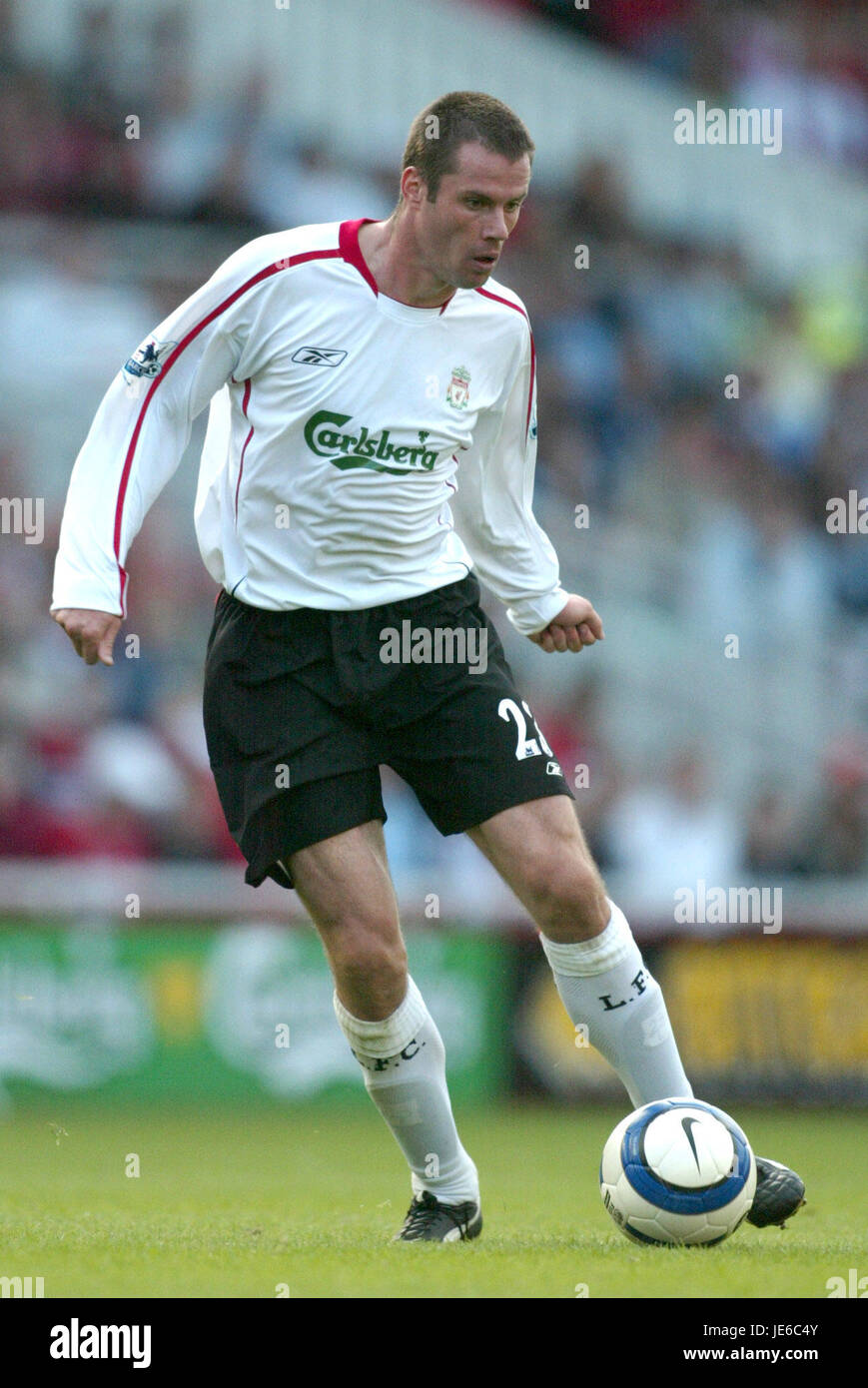 JAMIE CARRAGHER LIVERPOOL FC RIVERSIDE STADIUM MIDDLESBROUGH 13 August ...