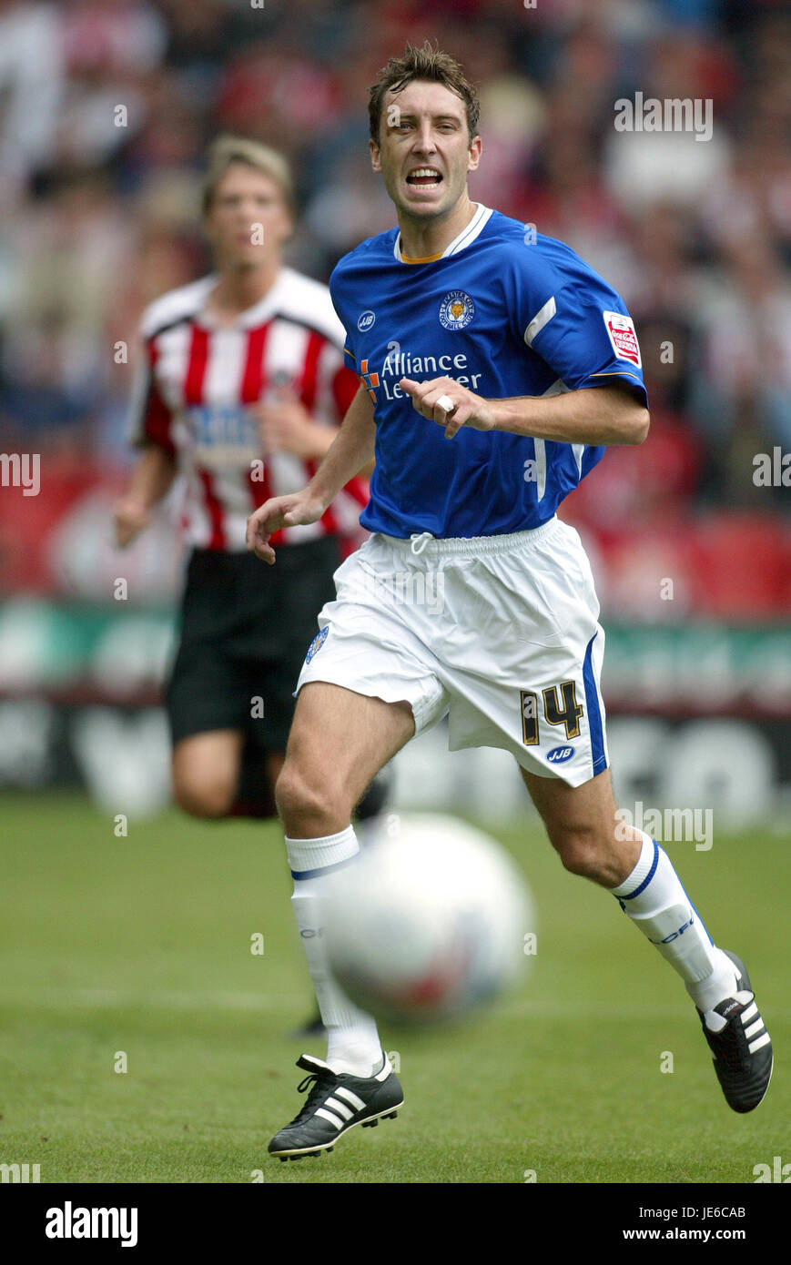 JASON WILCOX LEICESTER CITY FC BRAMHALL LANE SHEFFIELD ENGLAND 07 ...