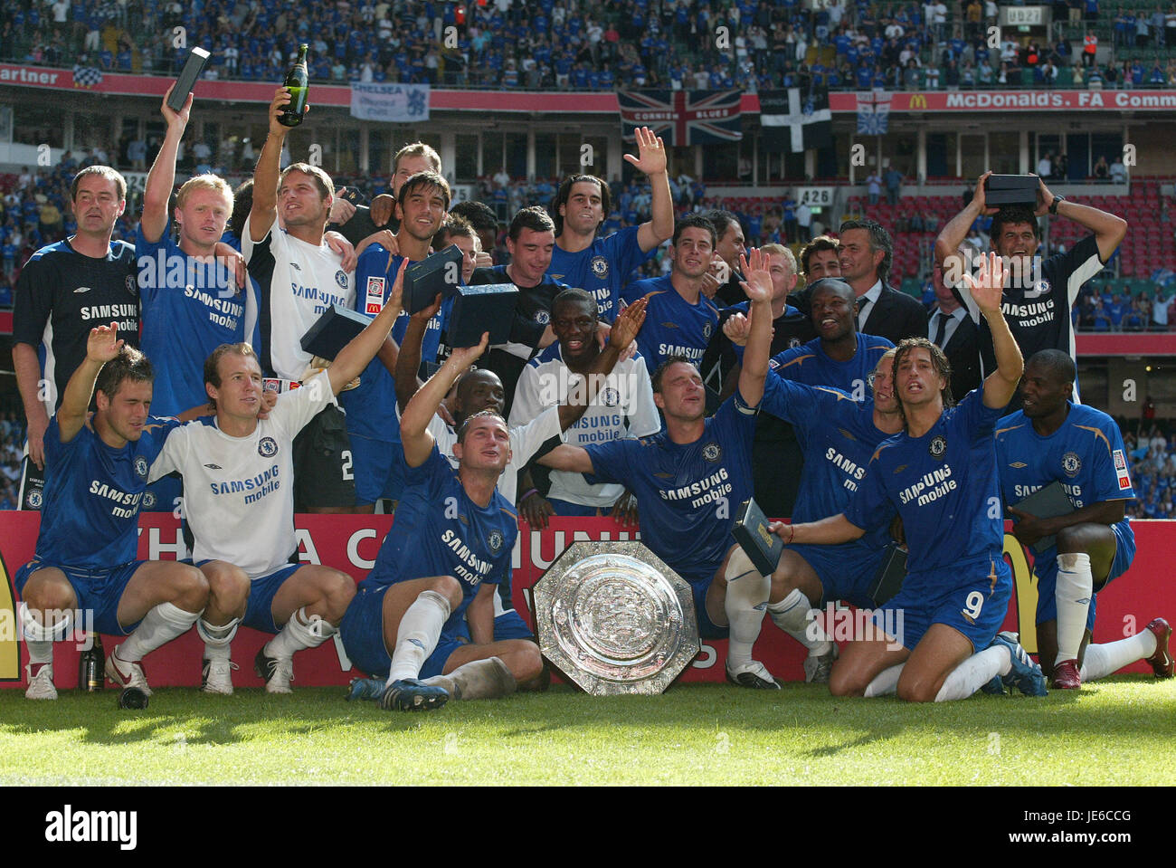 CHELSEA WITH COMMUNITY SHEILD FA COMMUNITY SHIELD WINNERS THE ...