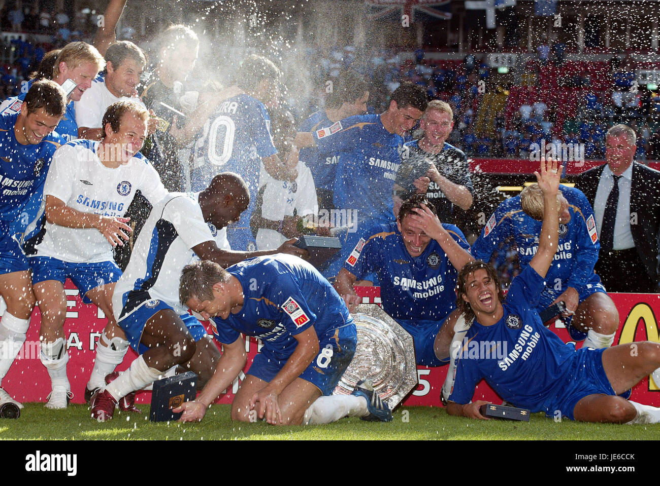 CHELSEA WITH COMMUNITY SHEILD FA COMMUNITY SHIELD WINNERS THE ...