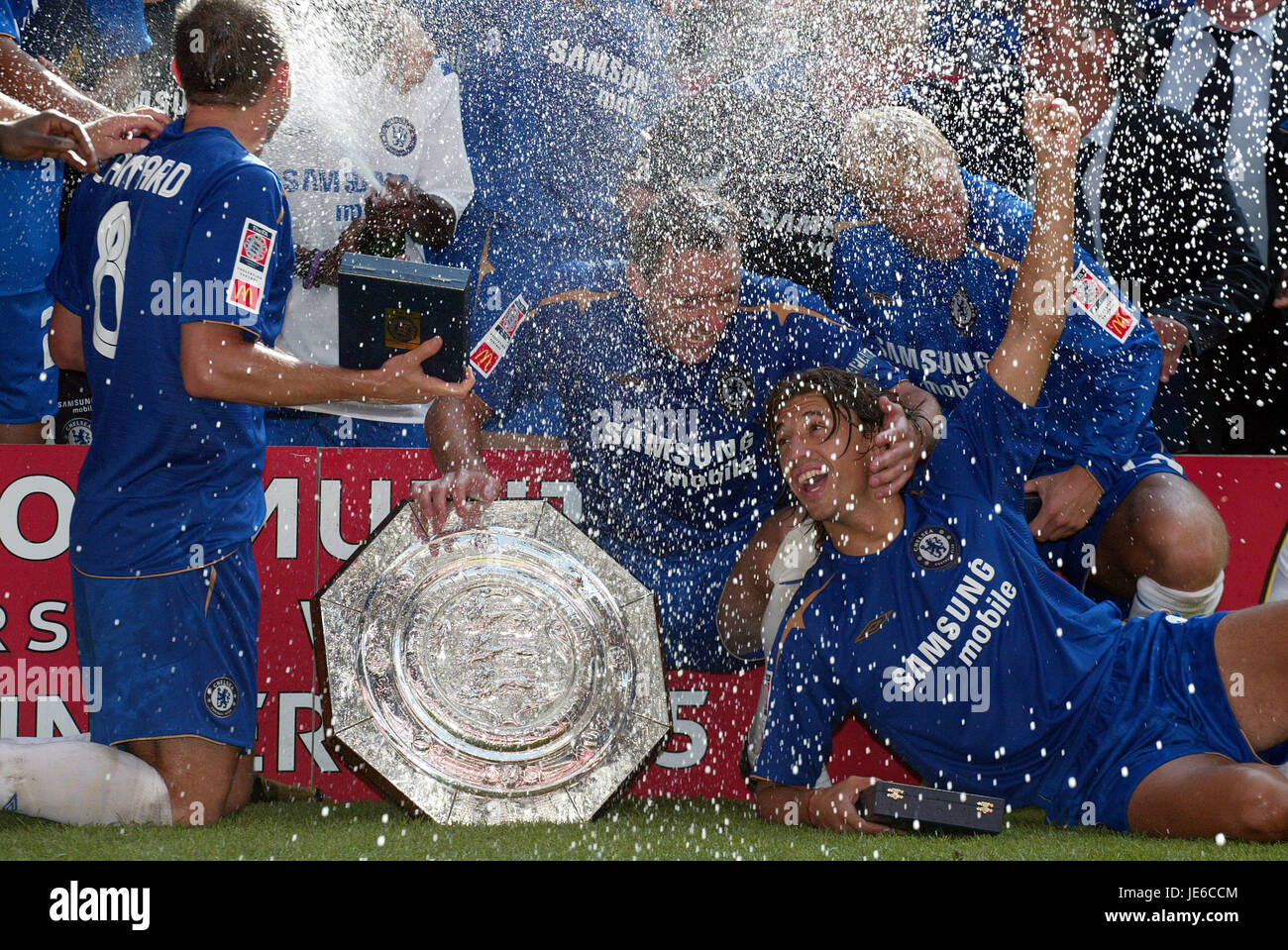 CHELSEA WITH COMMUNITY SHEILD FA COMMUNITY SHIELD WINNERS THE ...