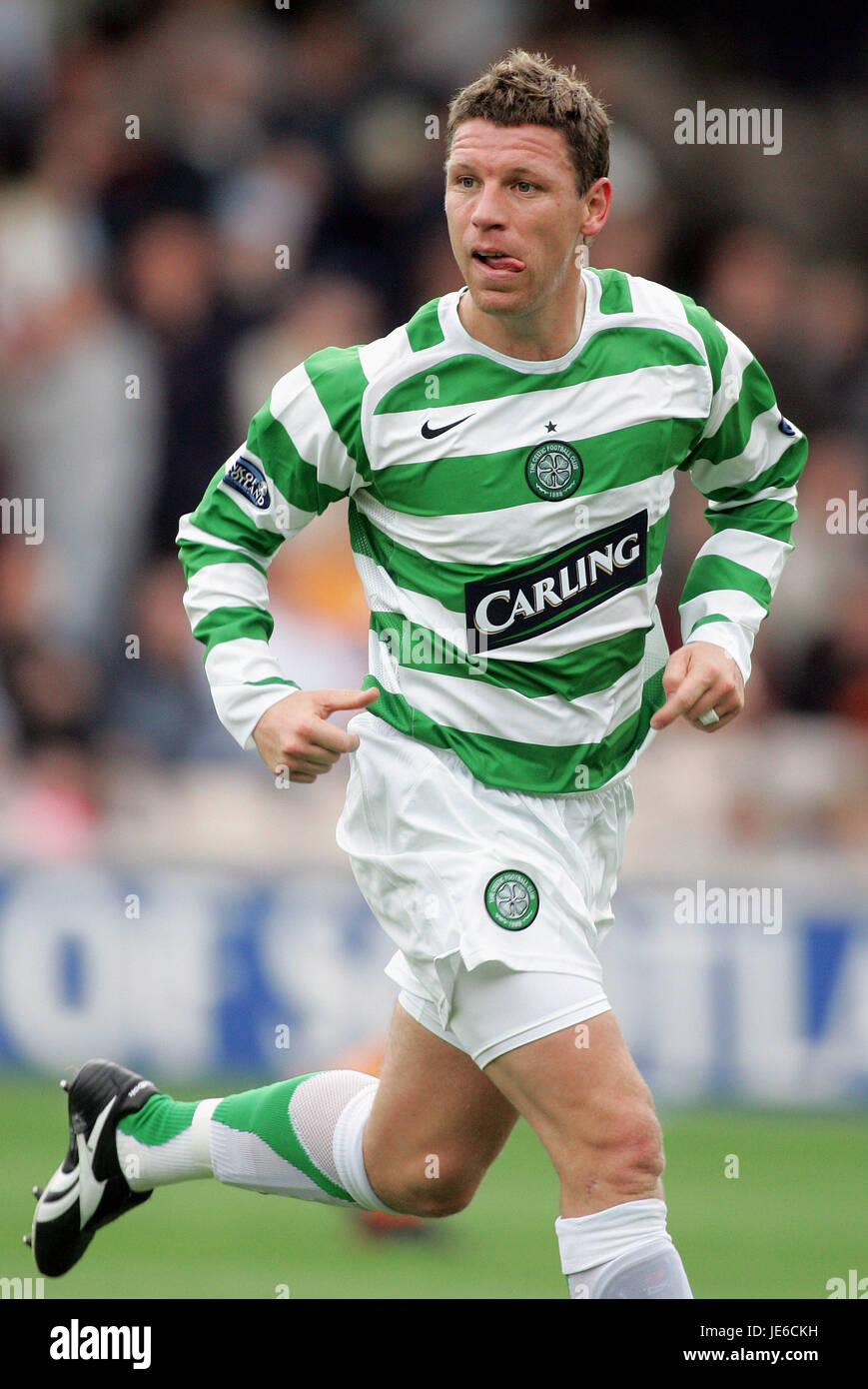 ALAN THOMPSON GLASGOW CELTIC FC FIR PARK MOTHERWELL SCOTLAND 30 July ...