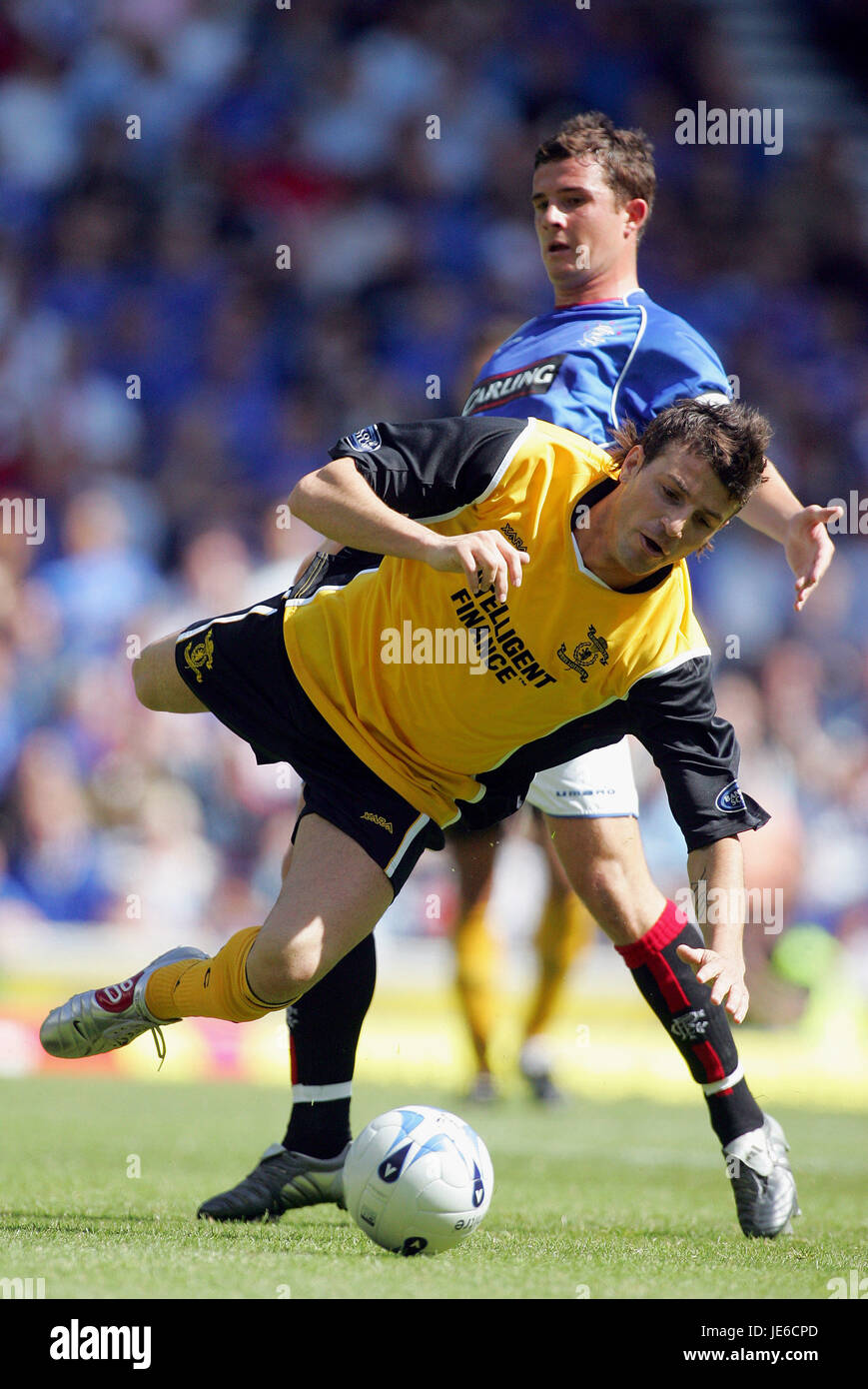 RAMON PERIERA & BARRY FERGUSON RANGERS V LIVINGSTON IBROX STADIUM ...