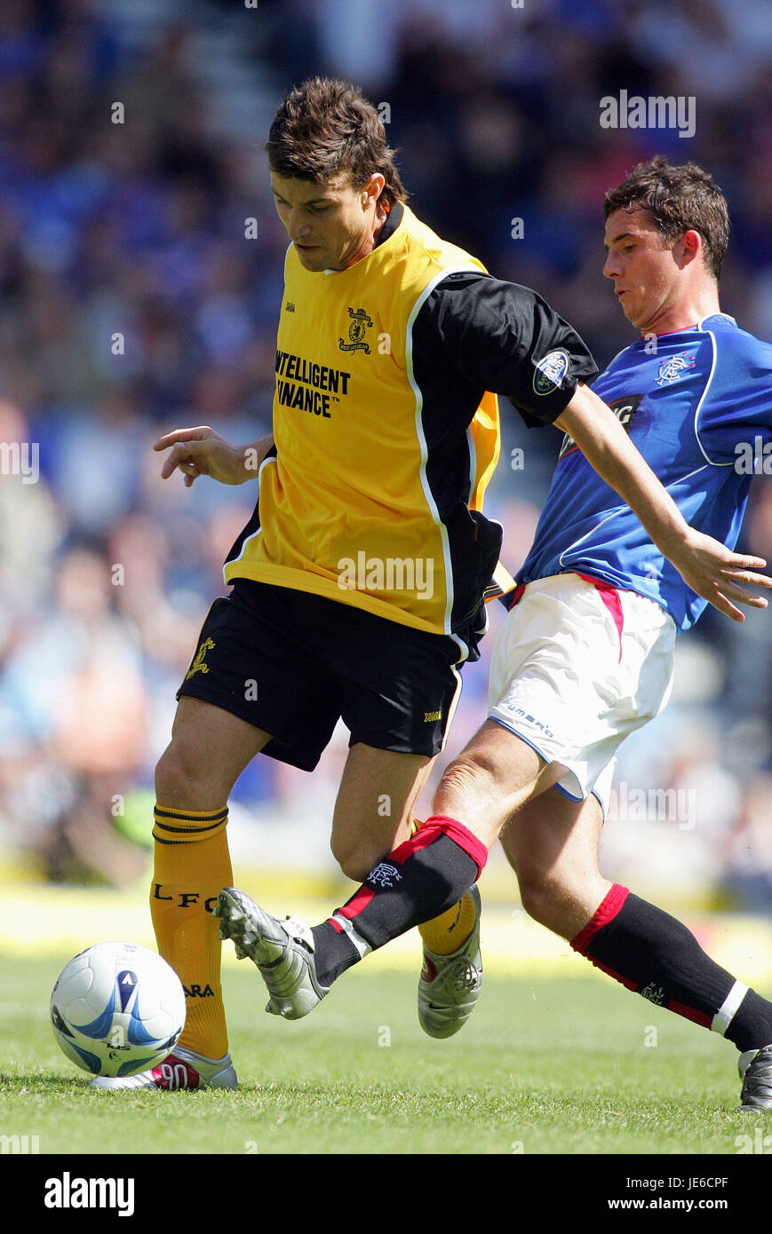 RAMON PERIERA & BARRY FERGUSON RANGERS V LIVINGSTON IBROX STADIUM ...