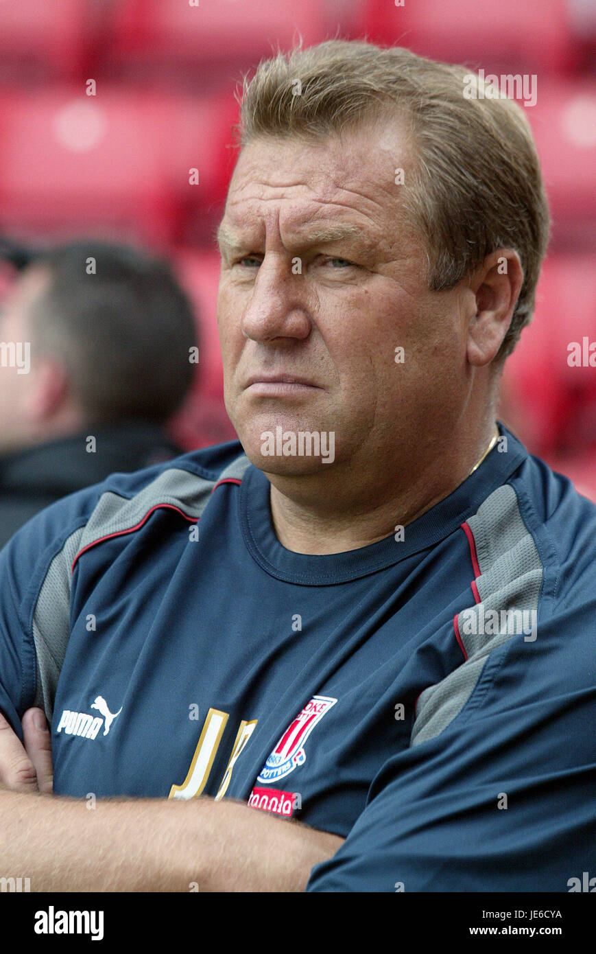 JOHAN BOSKAMP STOKE CITY MANAGER THE BRITANIA STADIUM STOKE ENGLAND 01 ...