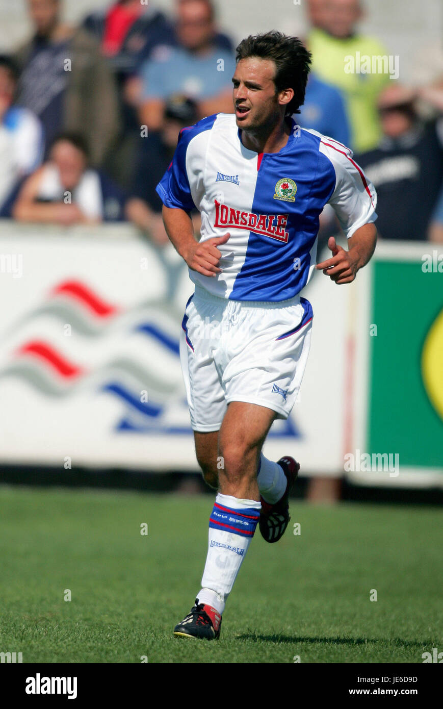MATT JANSEN BLACKBURN ROVERS FC 16 July 2005 Stock Photo - Alamy
