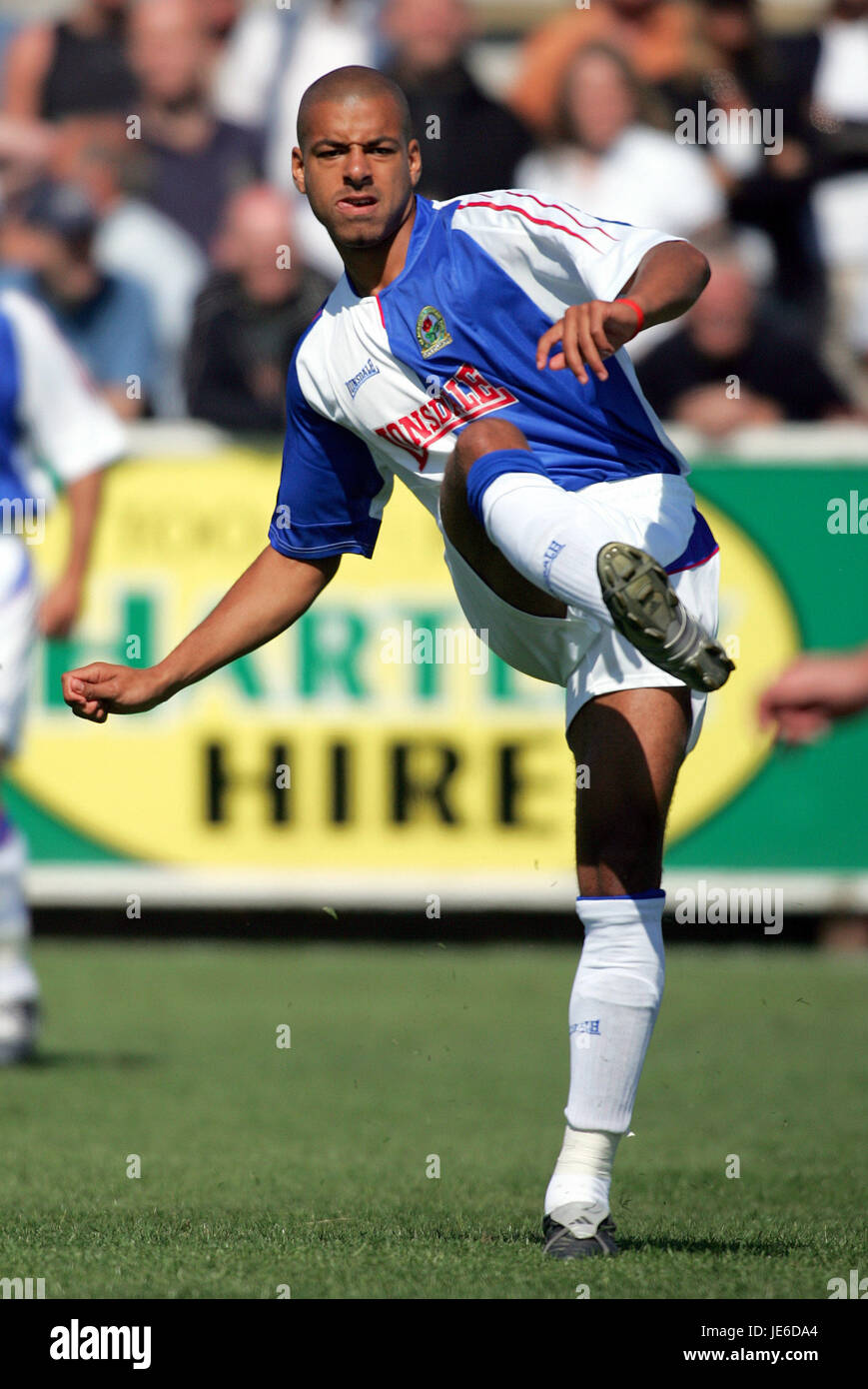 STEVEN REID BLACKBURN ROVERS FC 16 July 2005 Stock Photo - Alamy