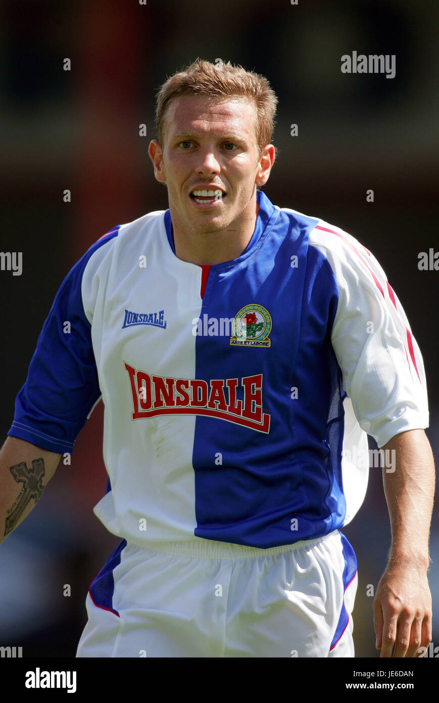 CRAIG BELLAMY BLACKBURN ROVERS FC 16 July 2005 Stock Photo - Alamy