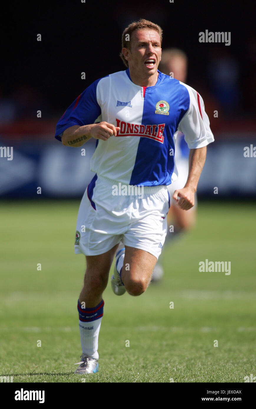 CRAIG BELLAMY BLACKBURN ROVERS FC 16 July 2005 Stock Photo - Alamy
