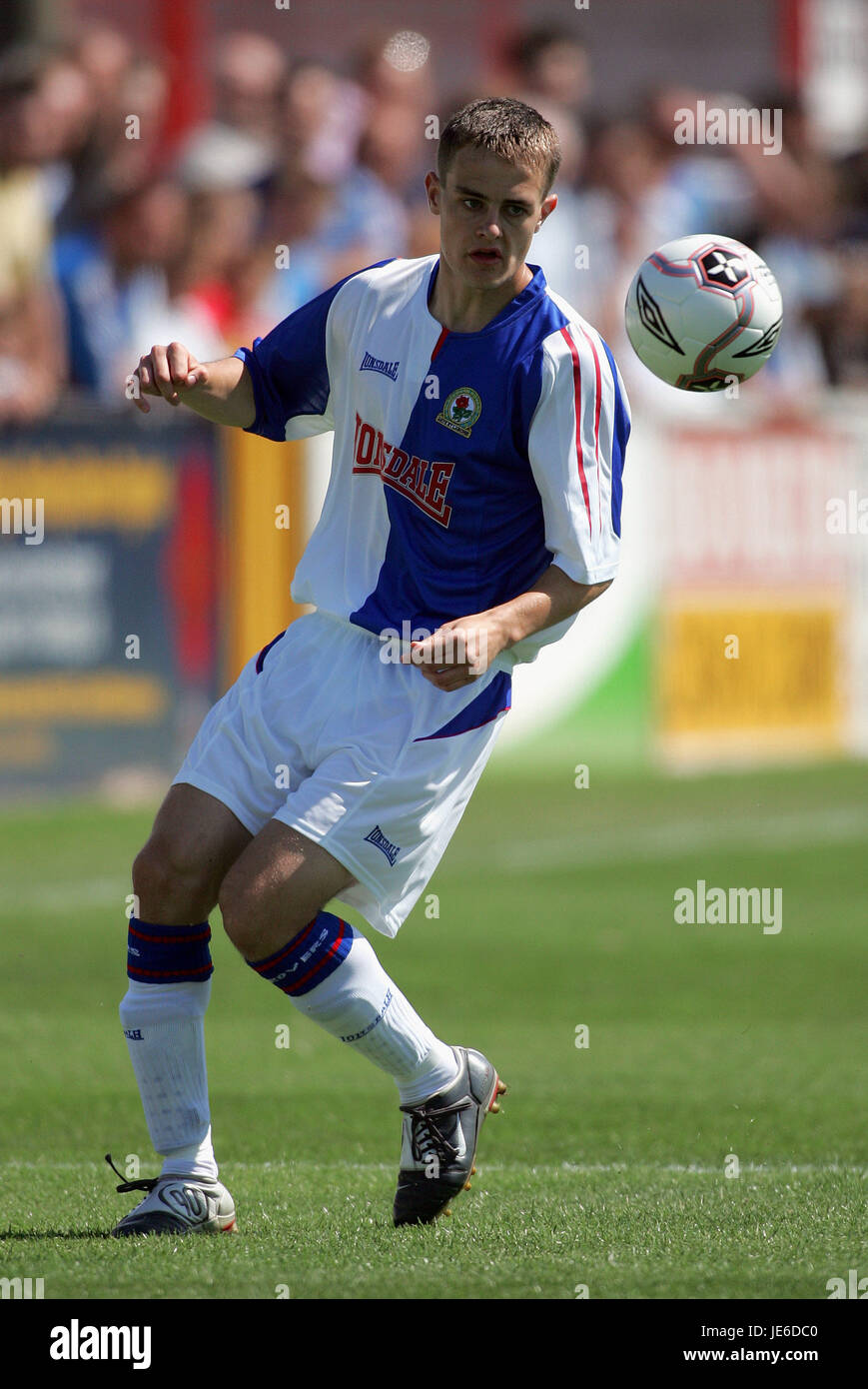 ANDY TAYLOR BLACKBURN ROVERS FC 16 July 2005 Stock Photo - Alamy