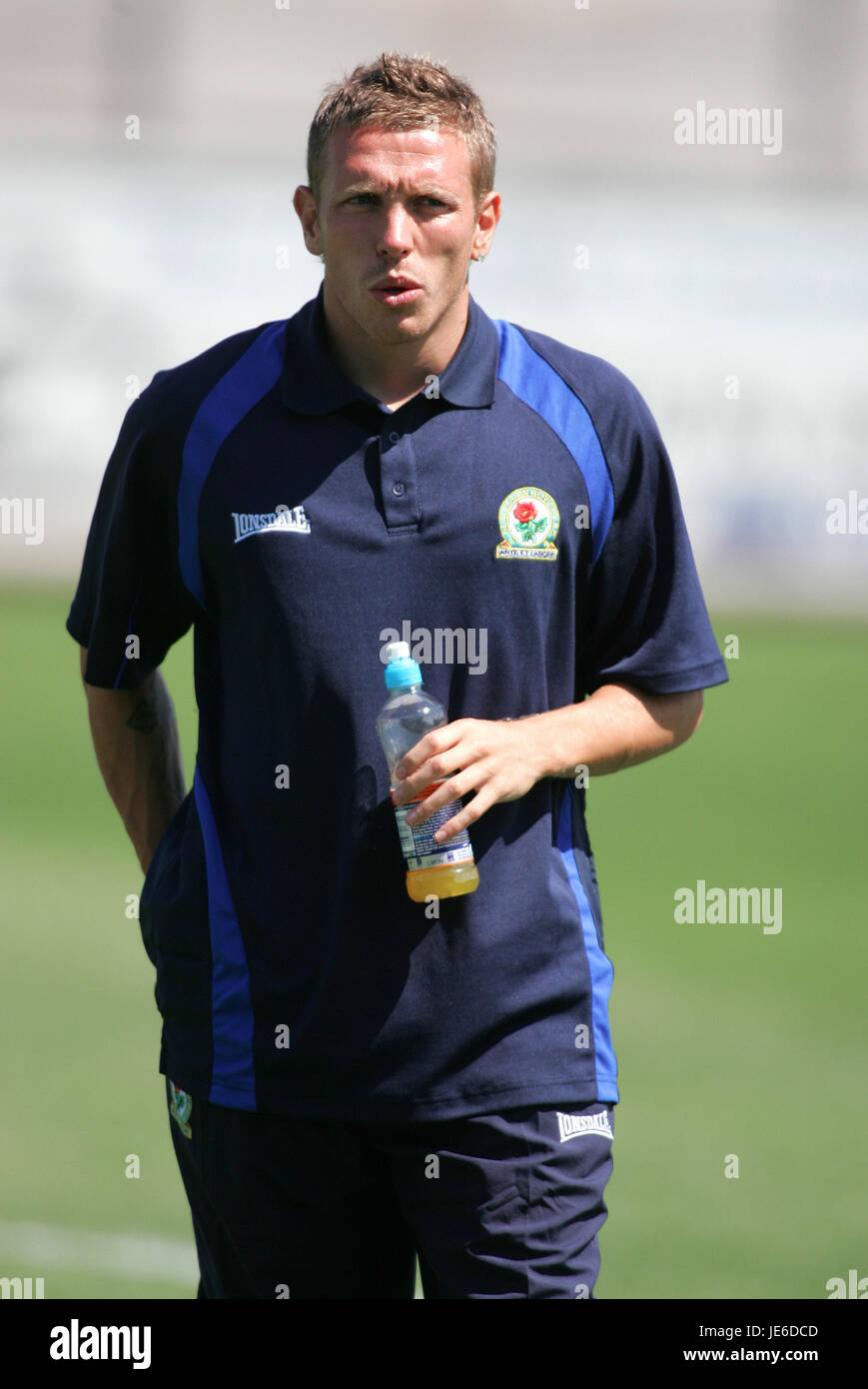 CRAIG BELLAMY BLACKBURN ROVERS FC 16 July 2005 Stock Photo - Alamy