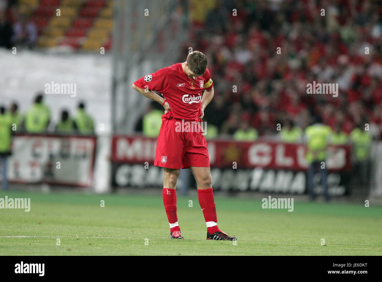 STEVEN GERRARD AFTER MILAN 3RD, CHAMPIONS LEAGUE FINAL 2005, AC MILAN V ...